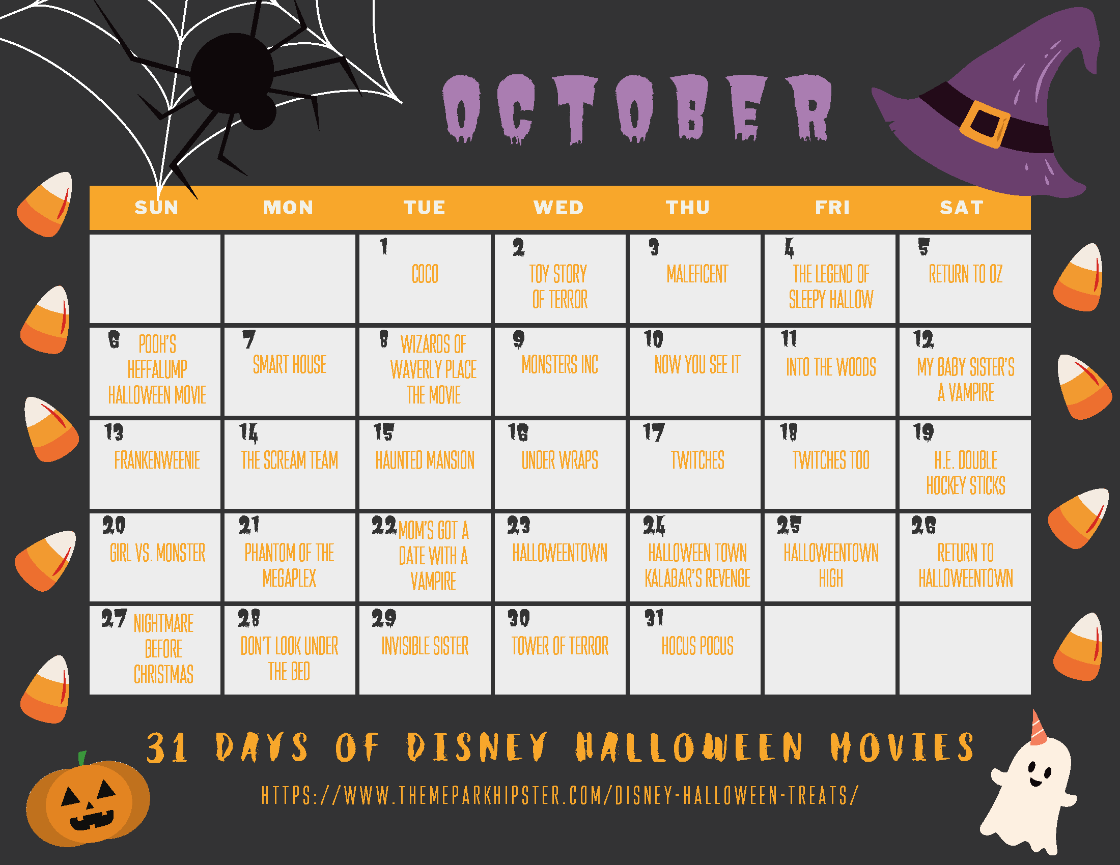 31 Days Of Disney Halloween Movies ThemeParkHipster