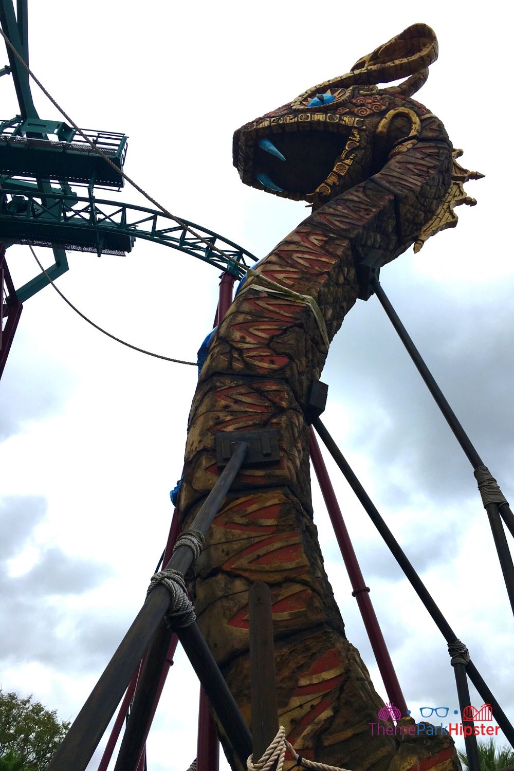 Ride Cobra's Curse Roller Coaster at Busch Gardens and Be Afraid ...