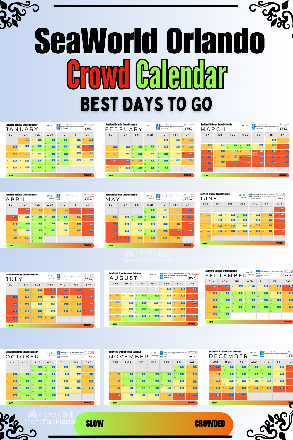 2024 SeaWorld Orlando Crowd Calendar: AVOID THE LONG Wait Times ...