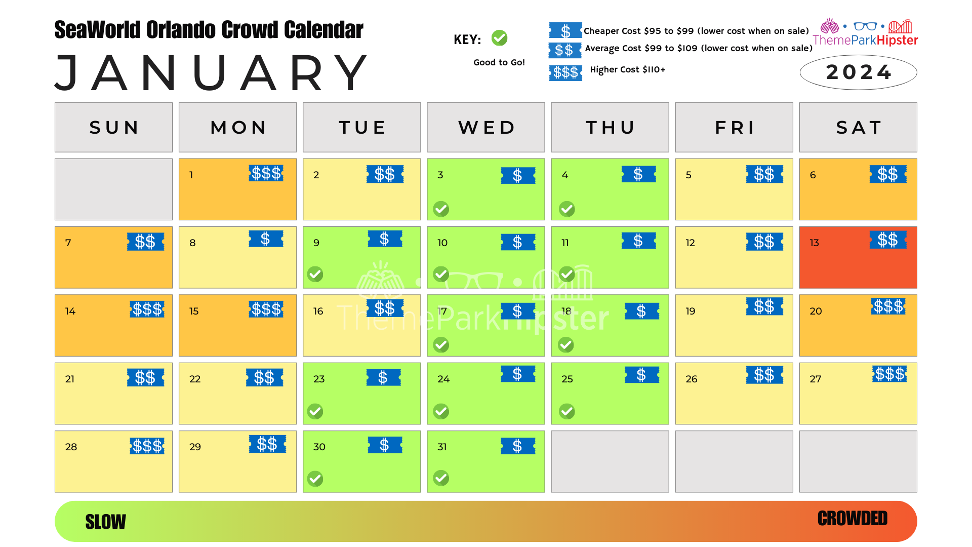 Seaworld Orlando Crowd Calendar