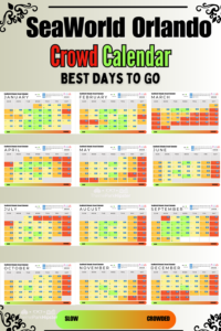 2025 SeaWorld Orlando Crowd Calendar: AVOID THE LONG Wait Times ...