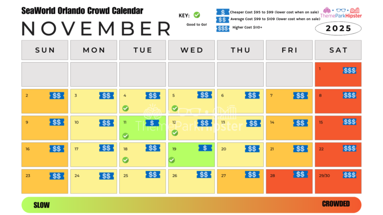 2025 SeaWorld Orlando Crowd Calendar: AVOID THE LONG Wait Times ...